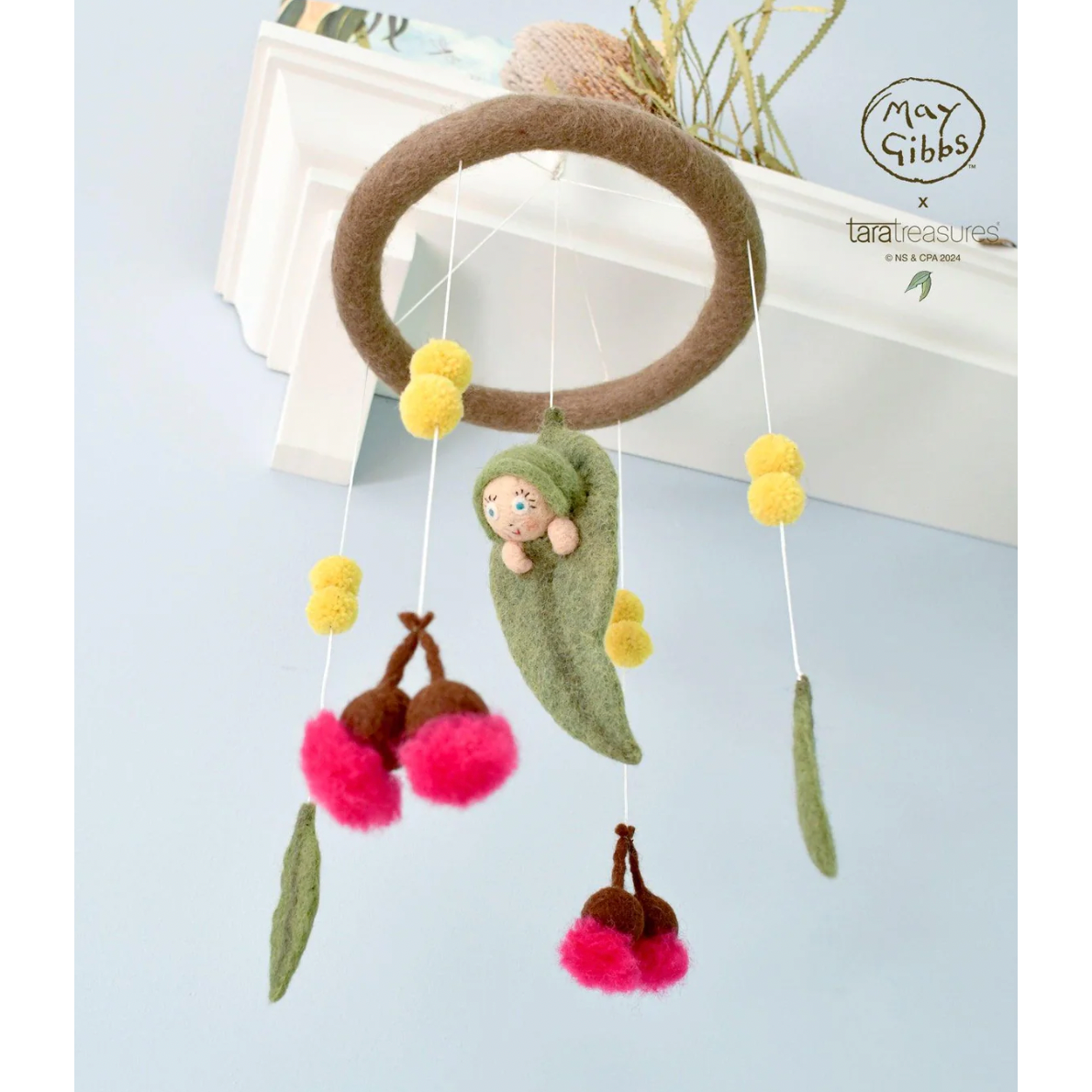 May Gibbs x Tara Treasures - Gumnut Baby Cot Mobile – Tallow & Tide