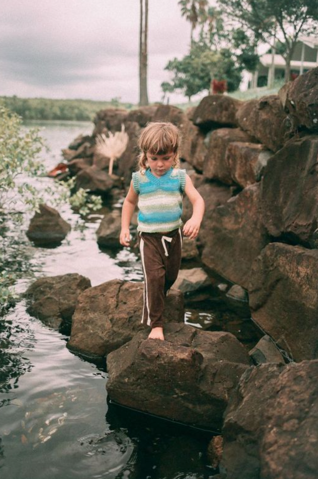 Mini Terry Pant Chocolate – Tallow & Tide